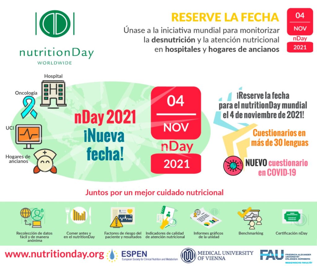 Convocatoria Nutritionday 2021 - Asociación Colombiana de Nutrición Clínica